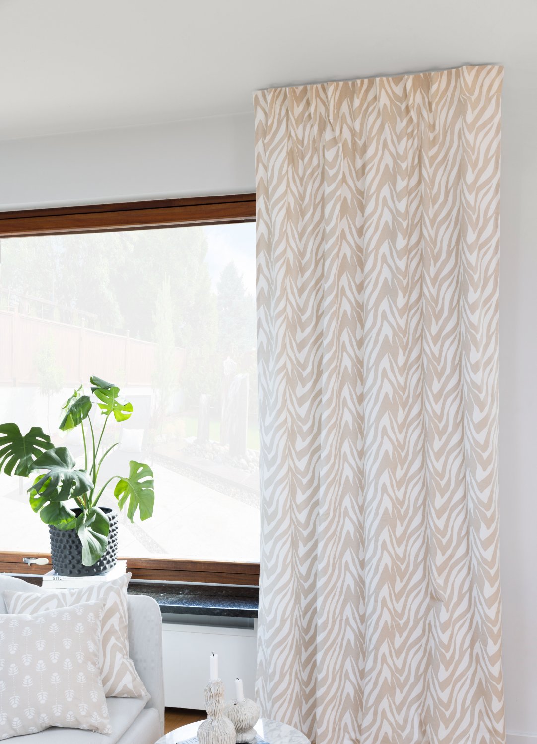 Cortinas - Cortina de algodón Laura (beige)